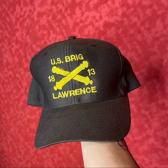 Vintage | Accessories | Vintage Us Brig Lawrence Gun Crew Cap | Poshmark
